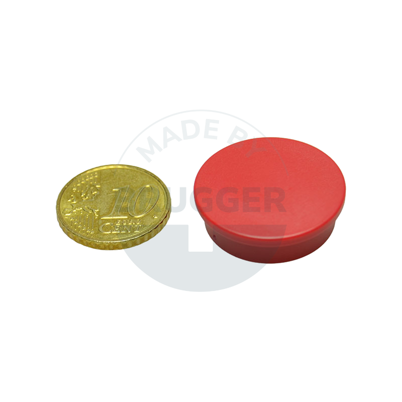 Office magnets, round, made of hard ferrite